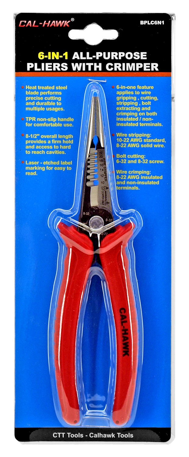 6-in-1 All-Purpose Pliers with Crimper