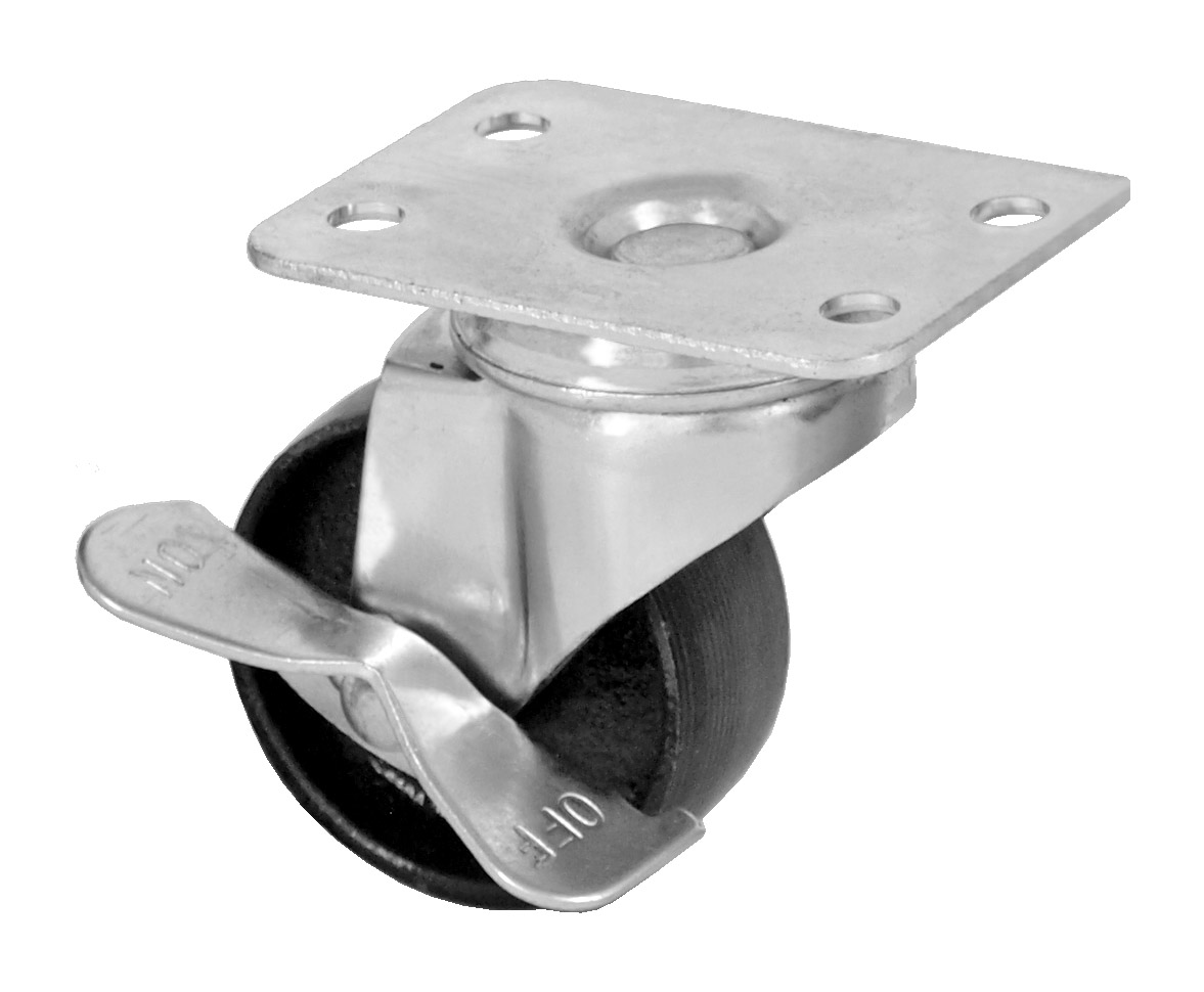 Cal-Hawk 2" Swivel Metal Caster with Wheel Lock