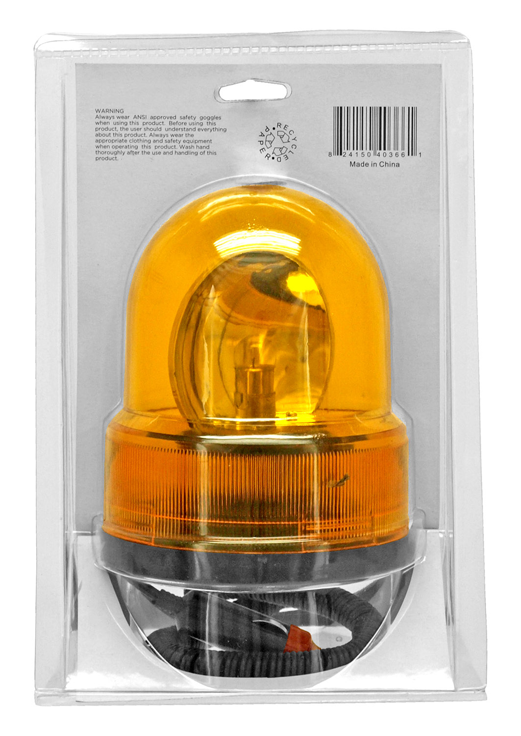 12V Hiltex Revolving Light - Amber
