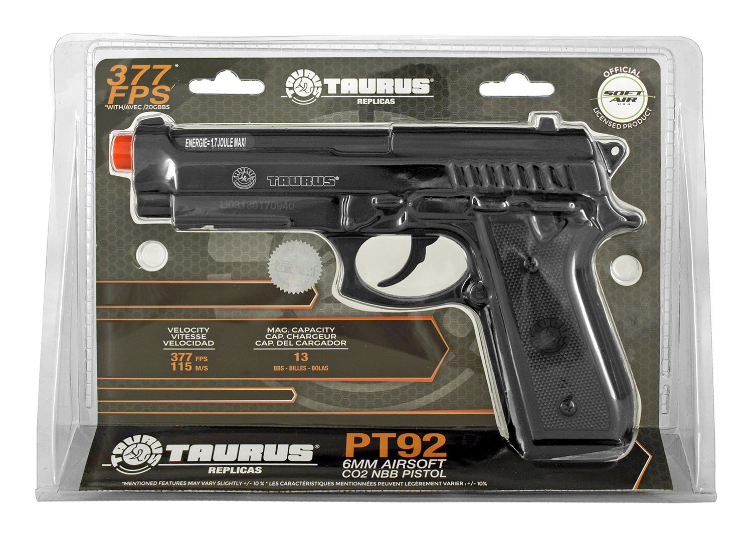 Taurus PT92 CO2 Powered NBB Airsoft Pistol