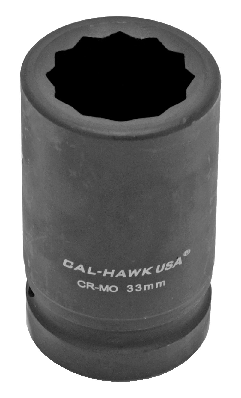 Cal-Hawk 1" Dr. x 33mm Spindle Axle Nut SKT