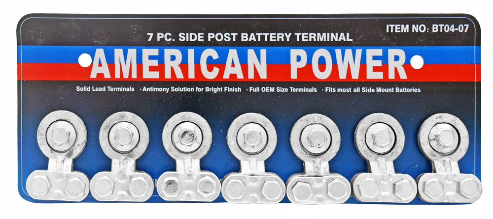 7-pc. Side Post Battery Terminal