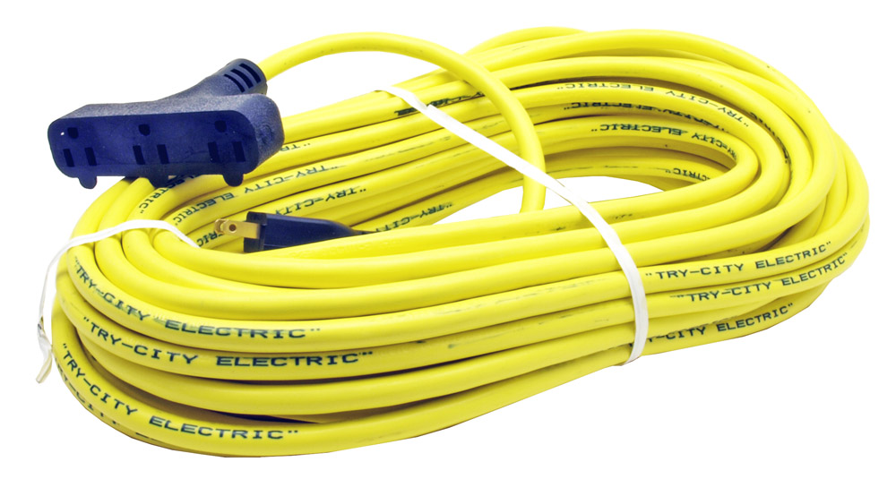 100' 12/3 Tri-Tap Extension Cord