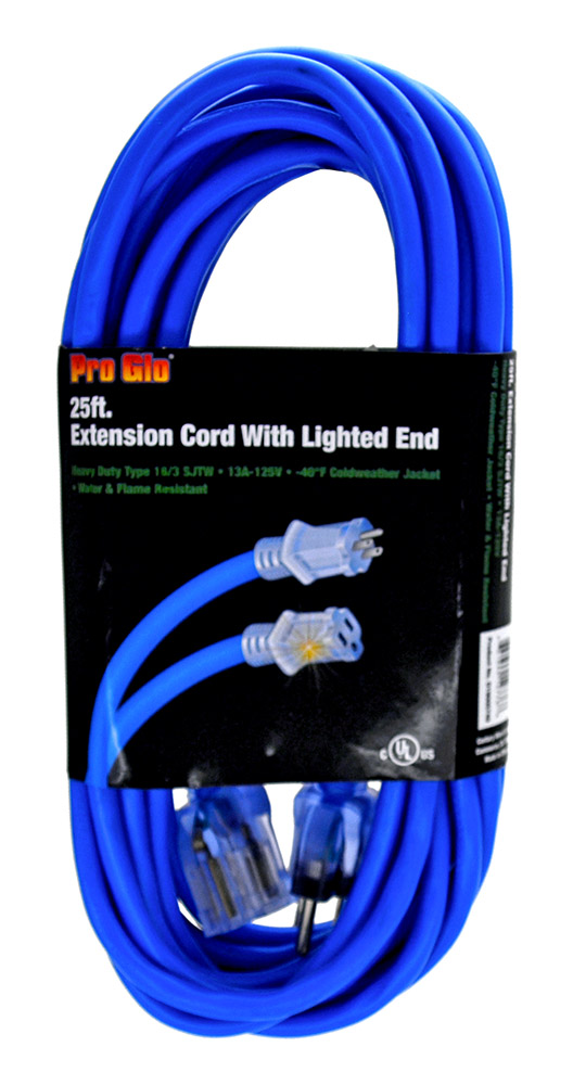 25' Extension Cord - Blue
