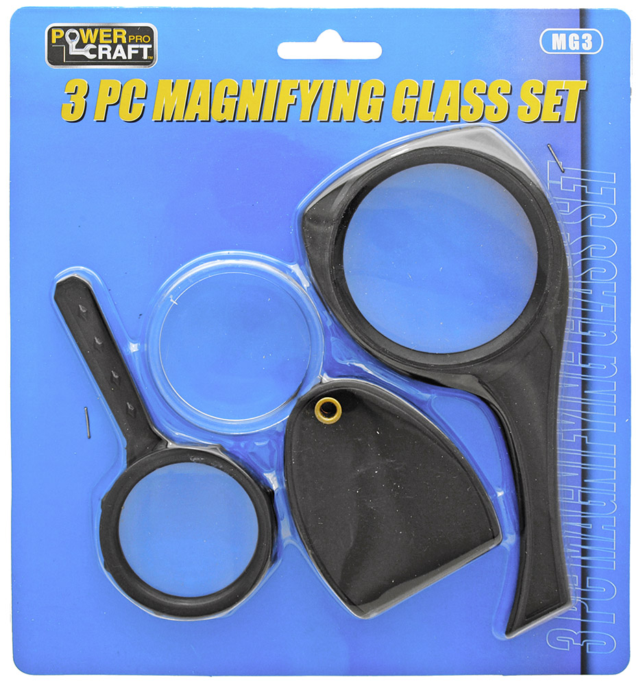 3-pc. Magnifying Glass Set