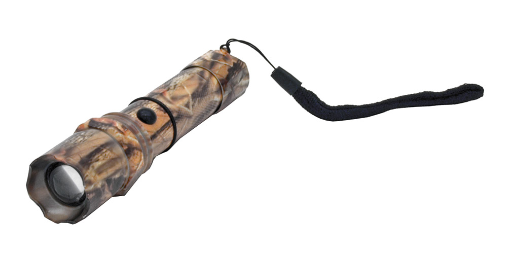 Camo Rechargeable LED Tactical Flashlight With Case