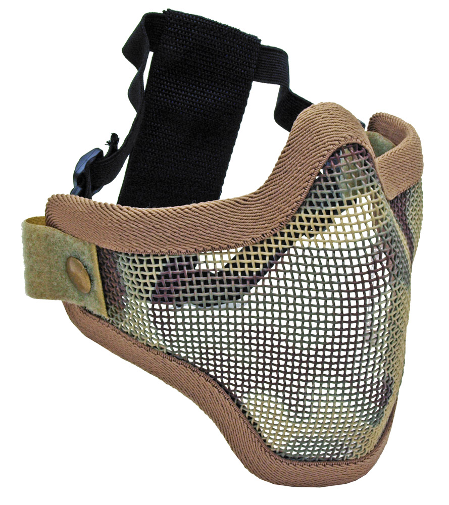 2G Strike Steel Half Mask - Desert Camo