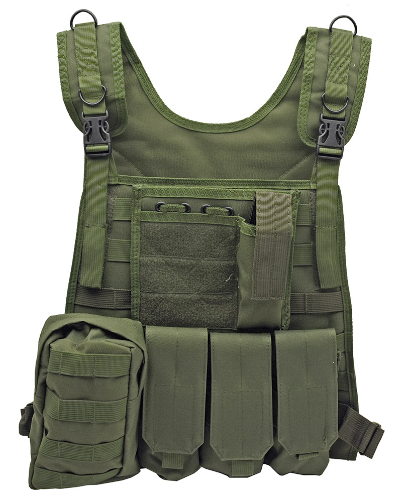 MOLLE Web Tactical Vest - OD Green