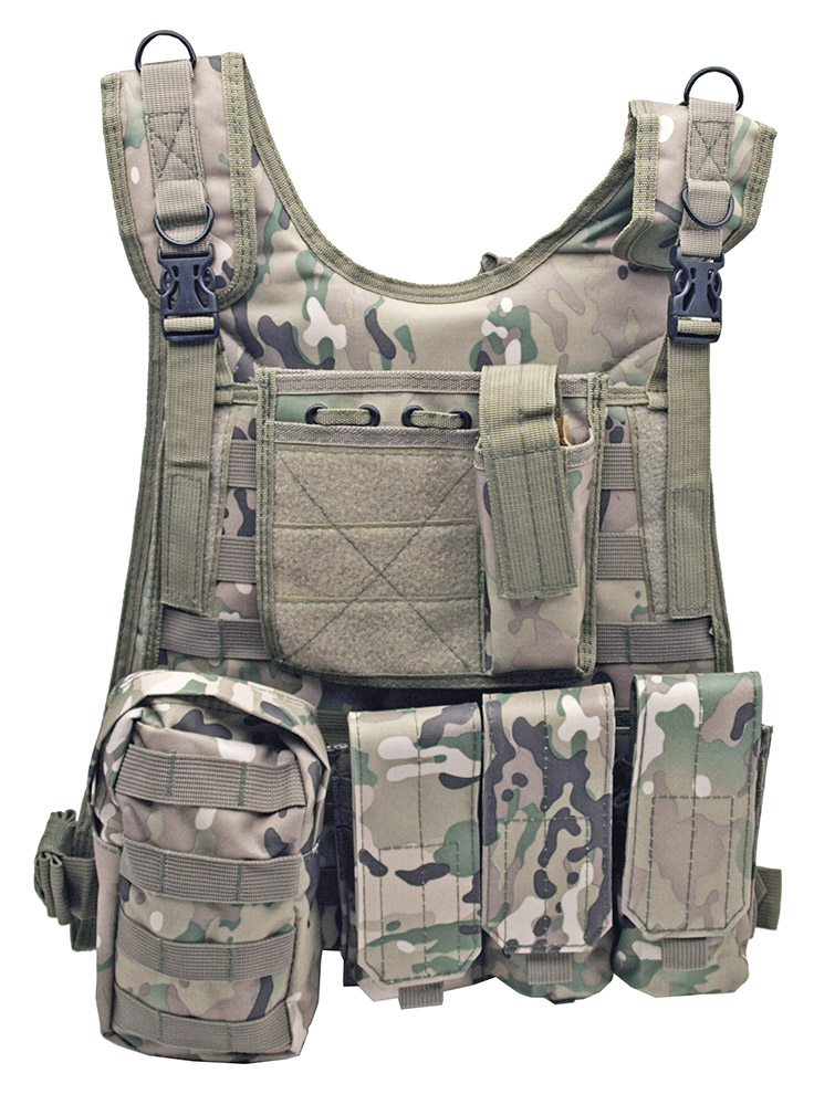 MOLLE Web Tactical Vest - Camo