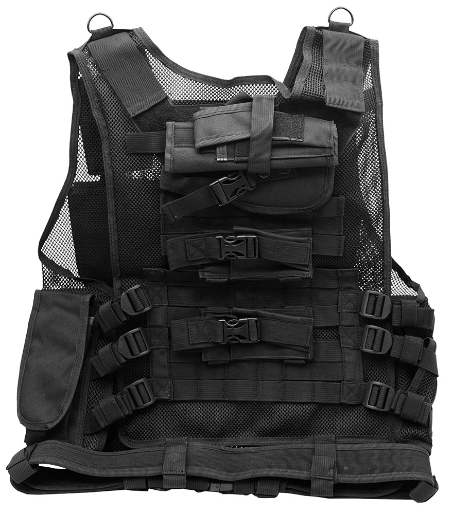 Mesh Tactical Vest - Black