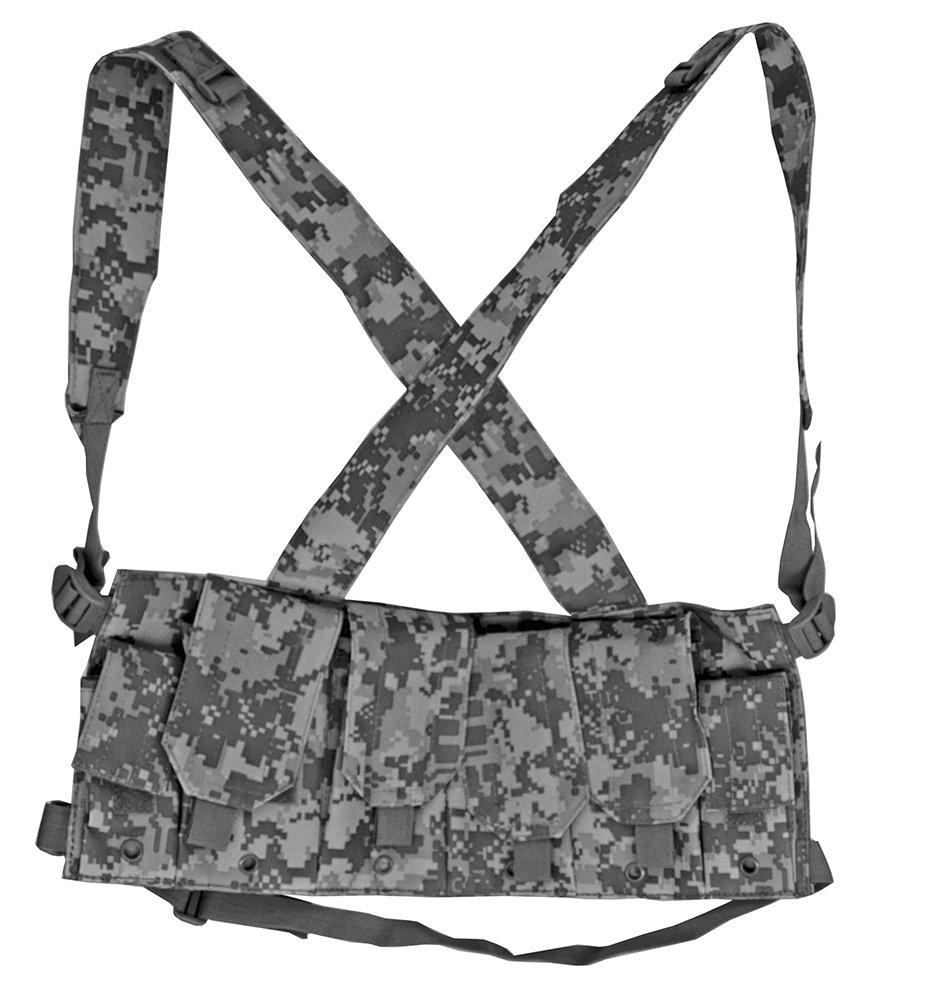Rugged 6 Mag Chest Rig - ACU