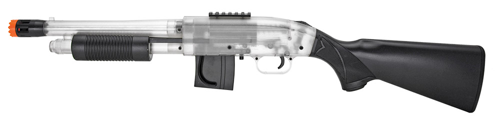 Mossberg M590 Spring Airsoft Shotgun - Clear