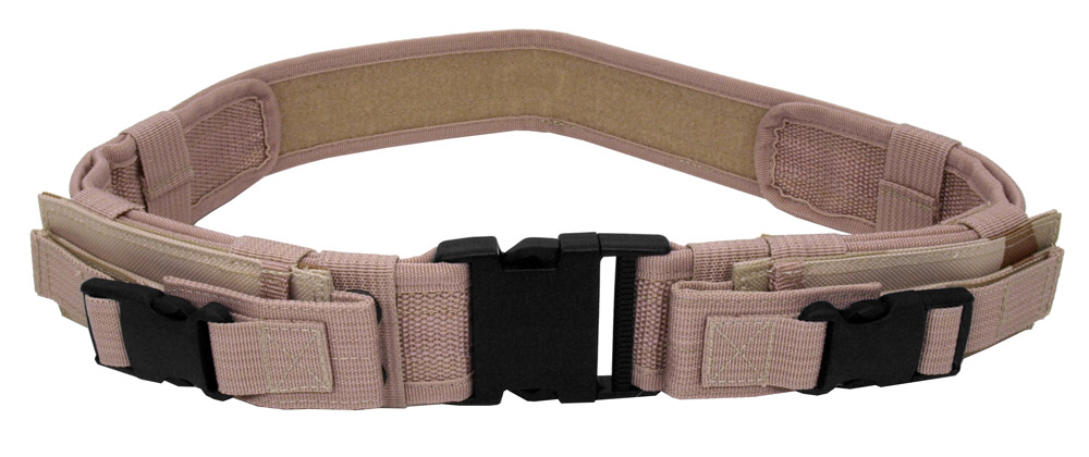 Tactical Utility Belt w/ Mag Pouches - Desert Tan
