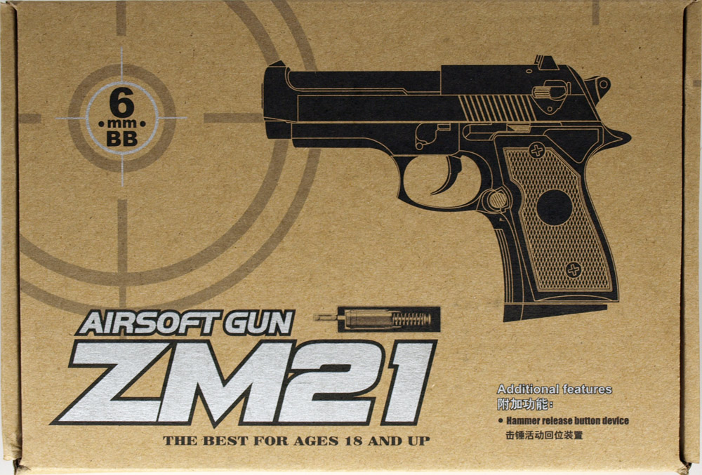 ZM21 Spring Airsoft Handgun