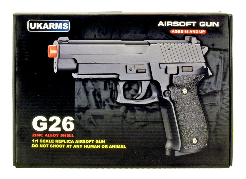 G26 Metal Spring Powered Airsoft Handgun