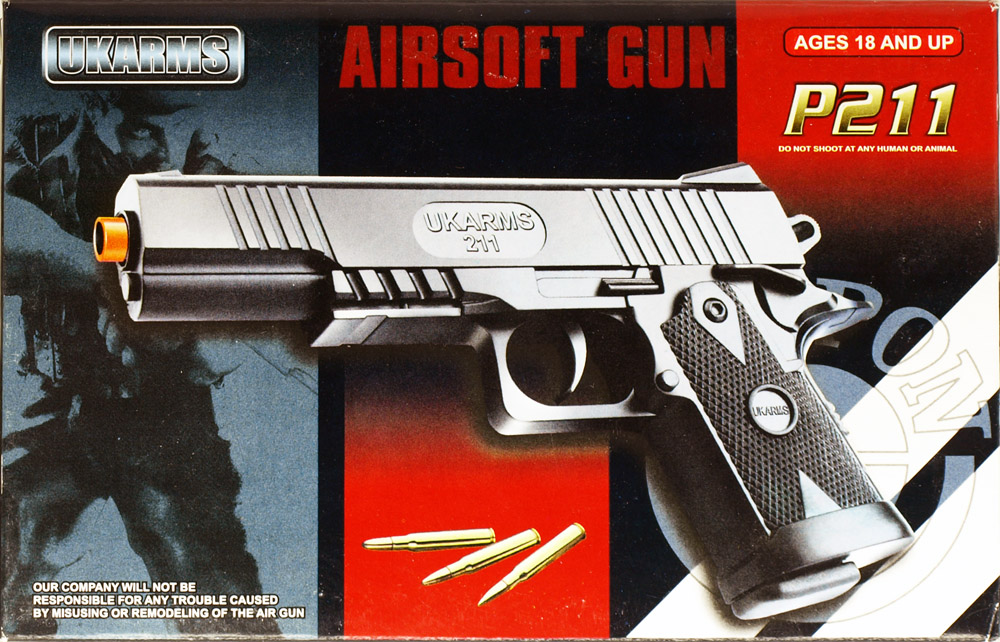 P211 Spring Airsoft Hand Gun