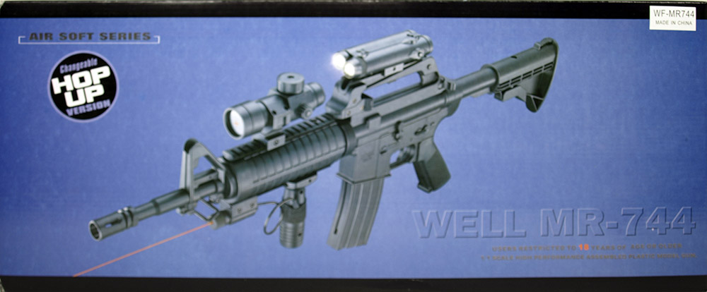 Well MR-744 Spring Airsoft Rifle