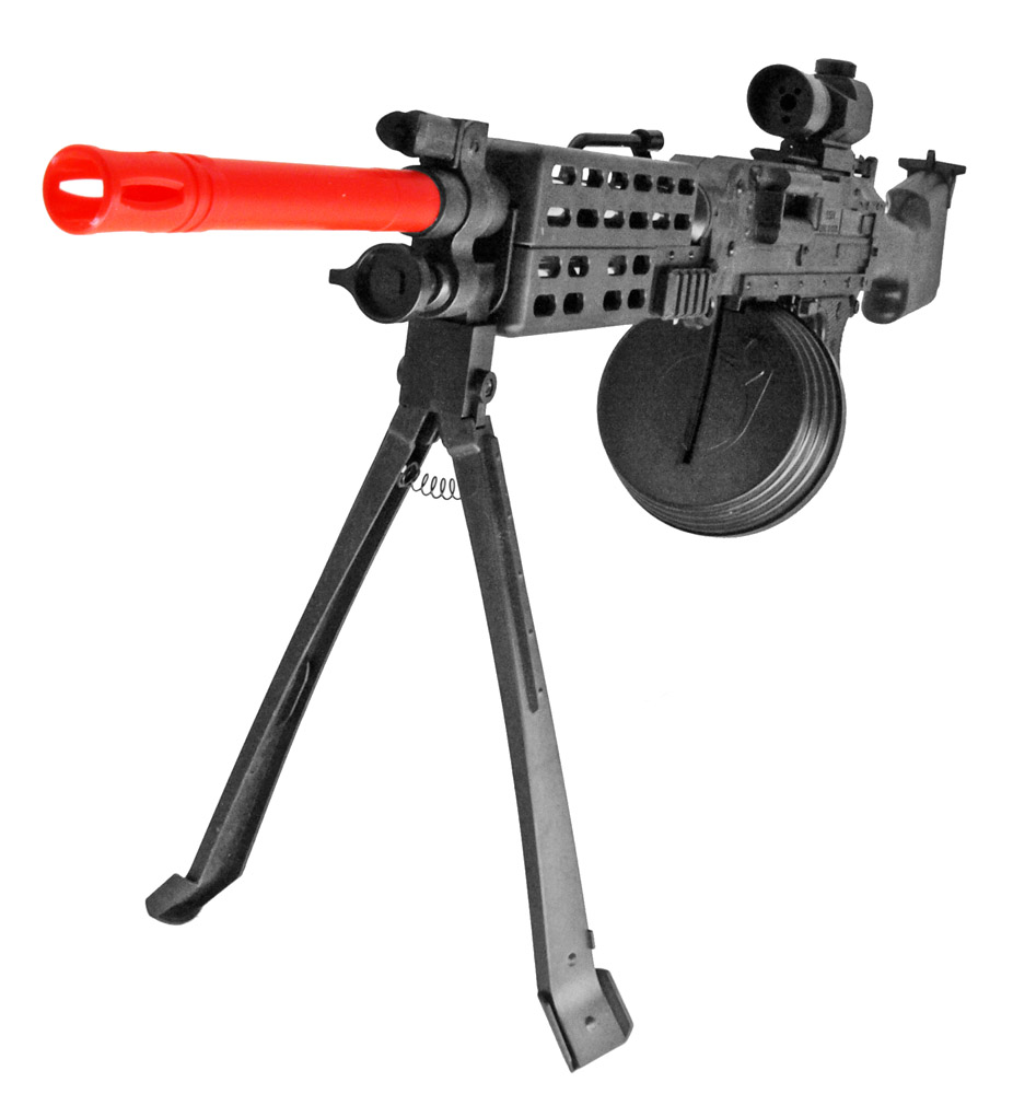 Spring Sniper Rifle w/ Bipod G037 M249 Saw Spring Powered Airsoft Rifle ...