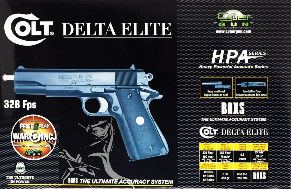 Colt Delta Elite Spring Airsoft Hand Gun