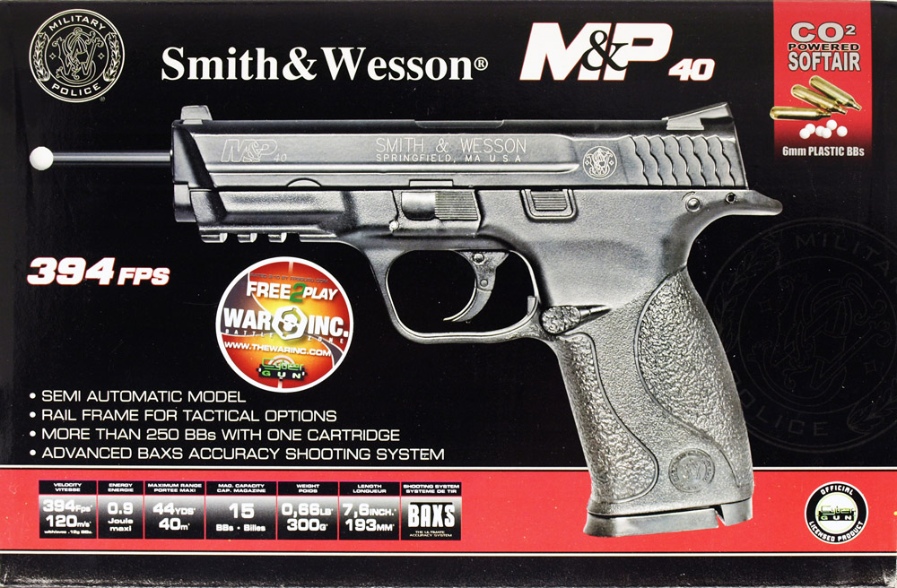Smith & Wesson M&P40 CO2 Airsoft Hand Gun