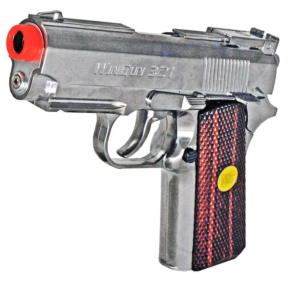 321 CO2 Airsoft Hand Gun - Chrome