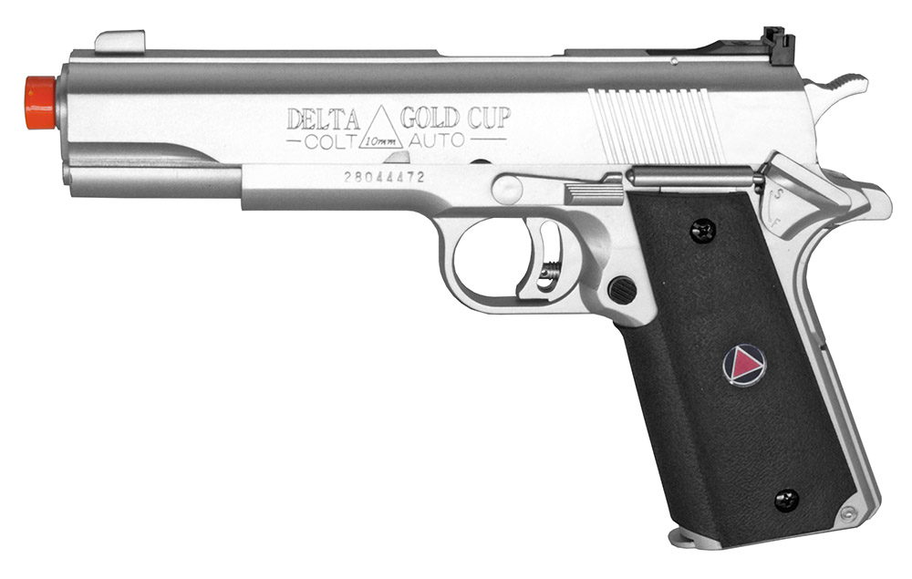 Colt Delta Elite Spring Airsoft Hand Gun - Silver