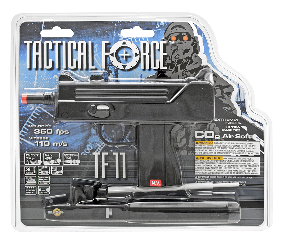 Tactical Force Combat TF11 Mac11 Full Auto CO2 Airsoft Gun