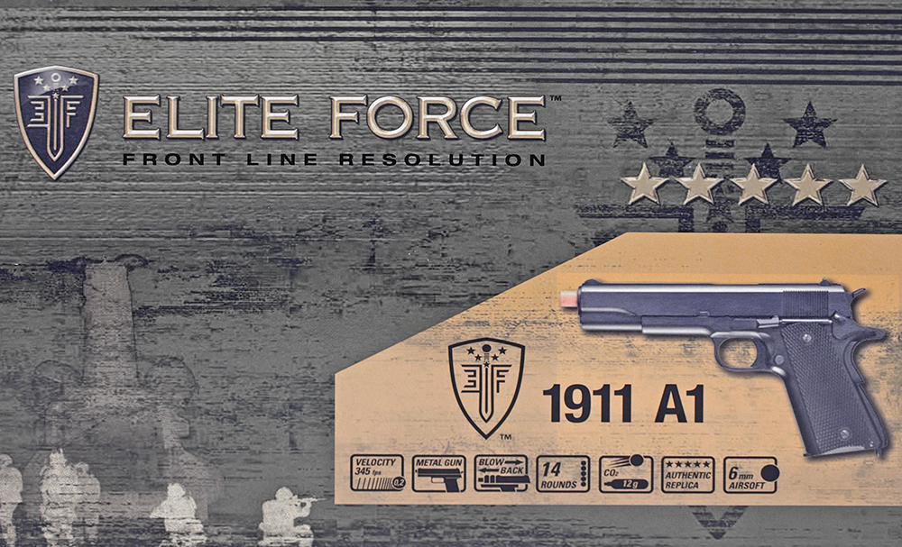 Elite Force 1911 A1 CO2 Airsoft Pistol - Black