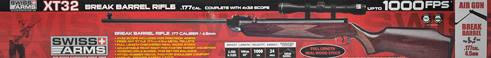 Swiss Arms XT32 .177 Caliber Air Rifle