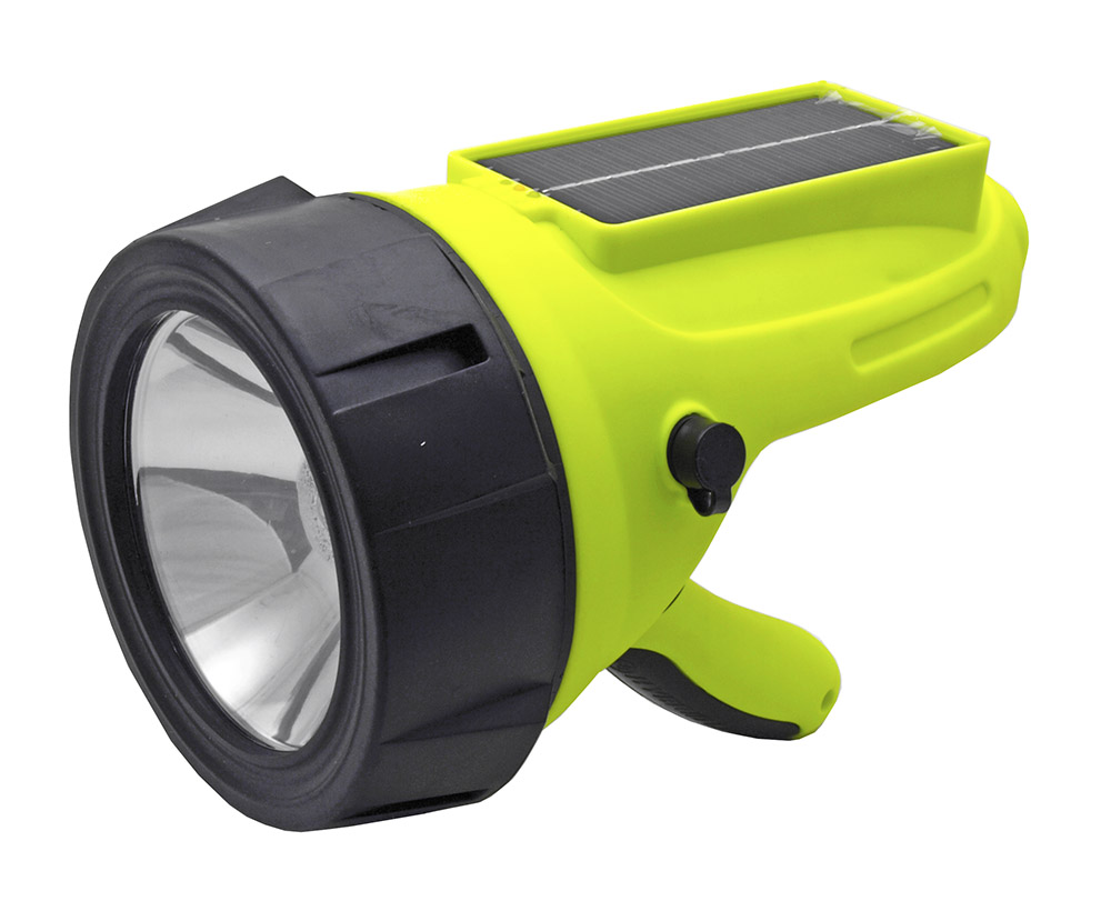 200 Lumen Hybrid Solar Power Waterproof Flashlight