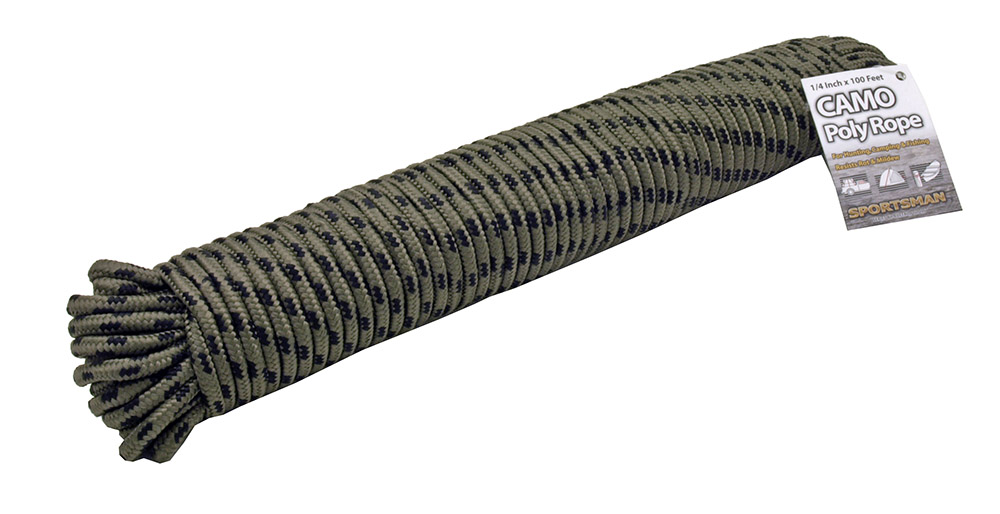 1/4" x 100' Camo Poly Rope