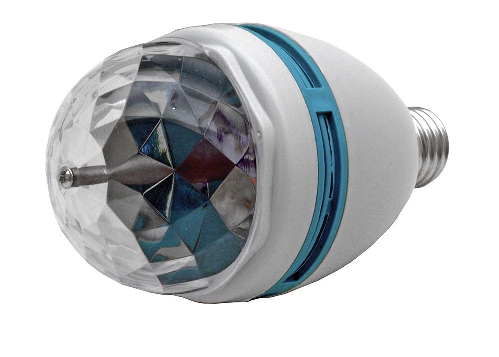 LED Color Changing Rotating Light Bulb