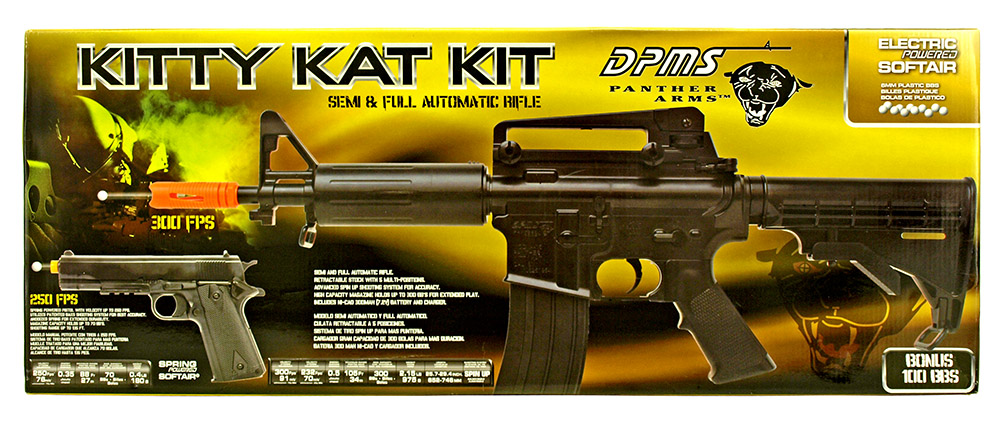 Panther Arms Kitty Kat AEG Electric Airsoft Rifle Kit - Black