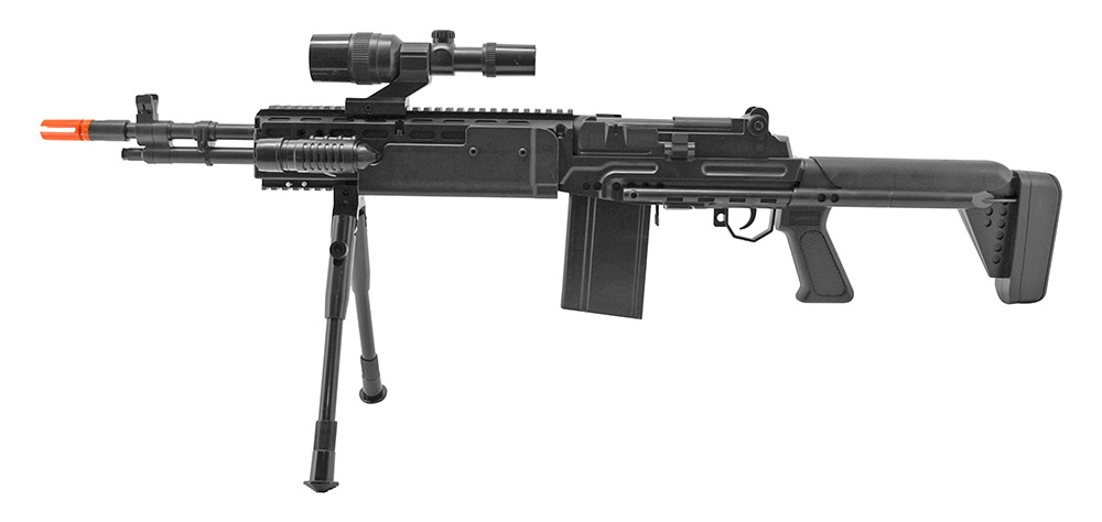 P1114 Spring Powered Airsoft Rifle with Airsoft Handgun