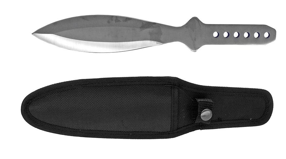 12" Throwing Knife - Silver