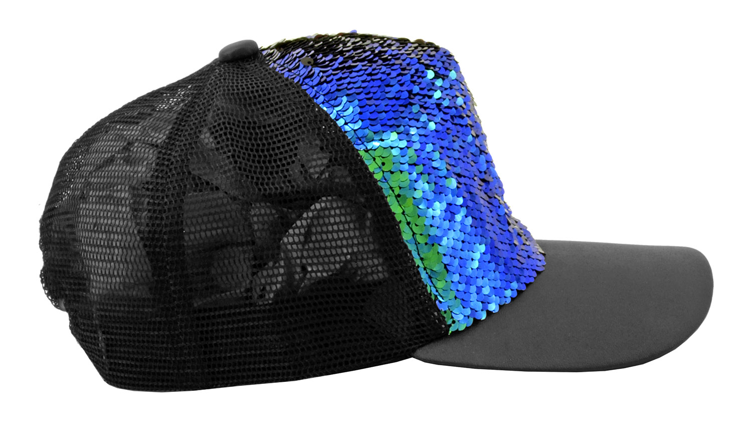 12 - pc. Multi-Color Sequin Baseball Hat Sparkle Ball Cap - Assorted Colors