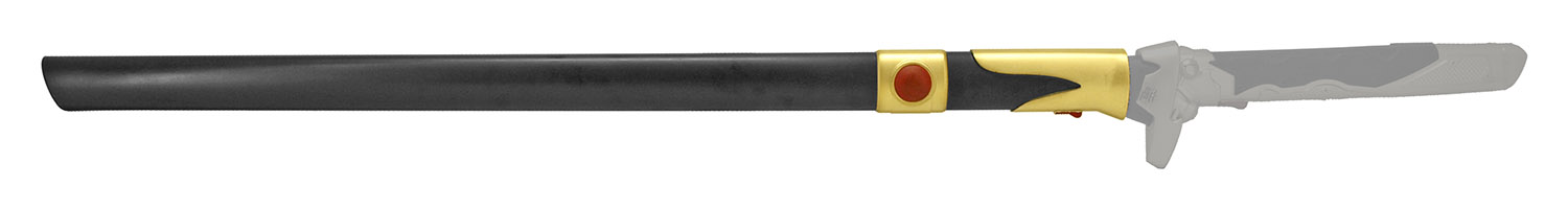 30" Anime Cosplay Sword Sheath - Black and Gold