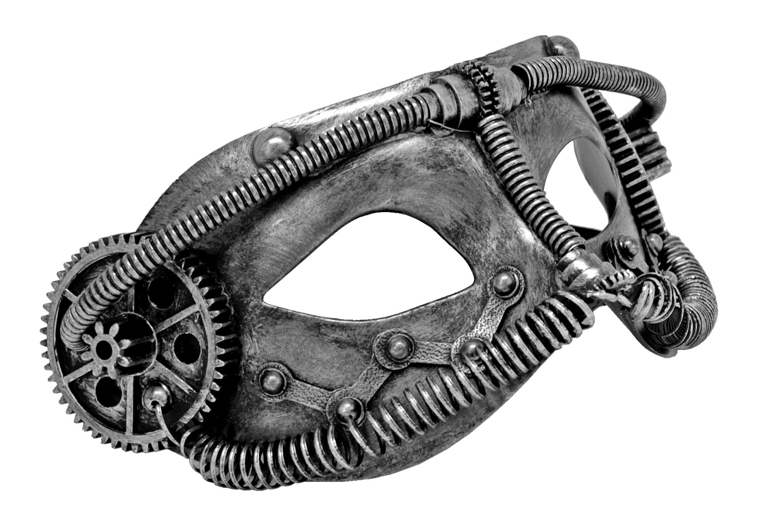 Steampunk Gear Spring Mask