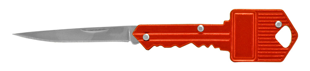 2.75" Key Folding Knife - Red