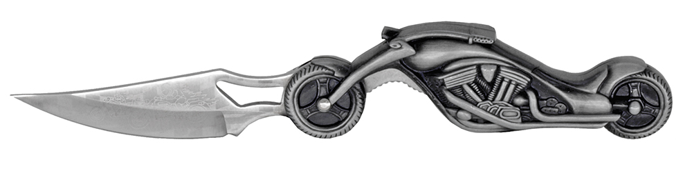2-1/2" Manual Assist Folding Knife - Motorcycle