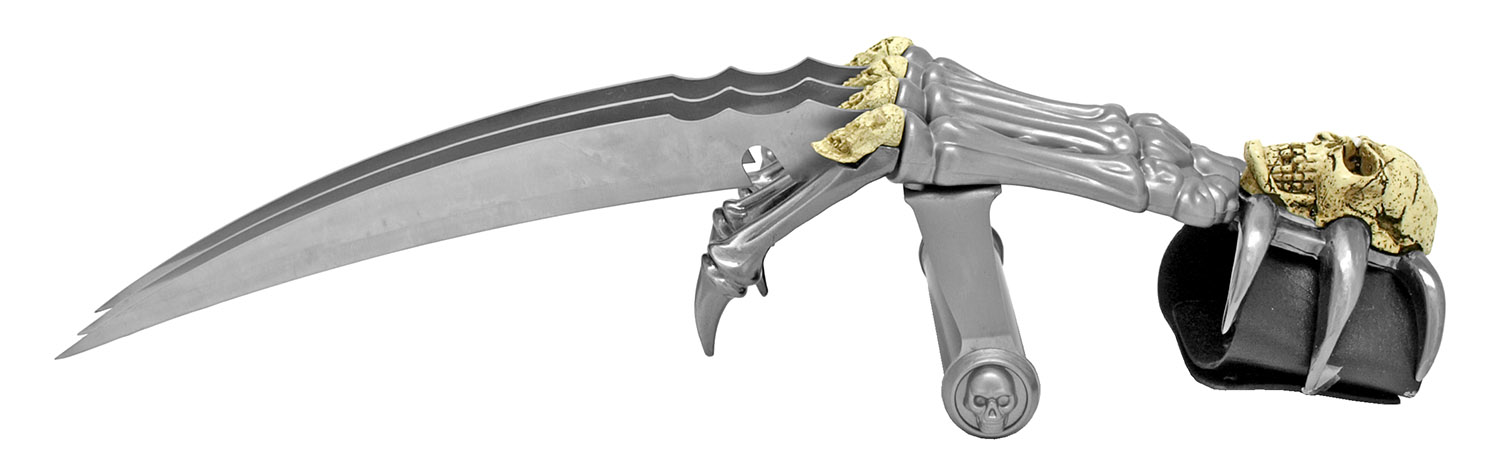 17.5" 3 - Blade Skeleton Hand Claw