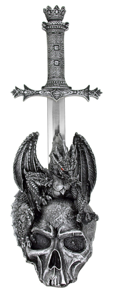 17" Dragon & Skull Dagger
