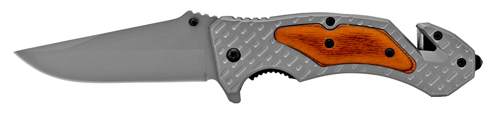 4.5" Heavy Duty Folding Knife - Grey