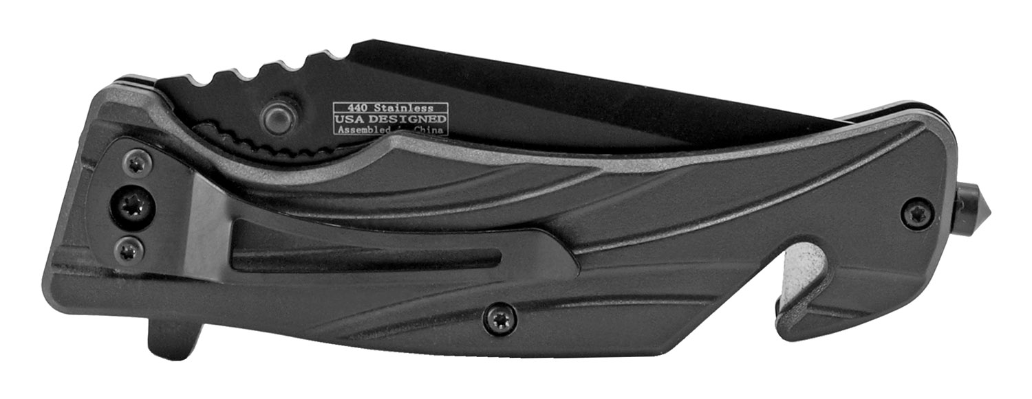 4.63" Wave Pocket Knife - Green