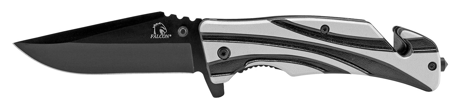 4.63" Wave Pocket Knife - Silver