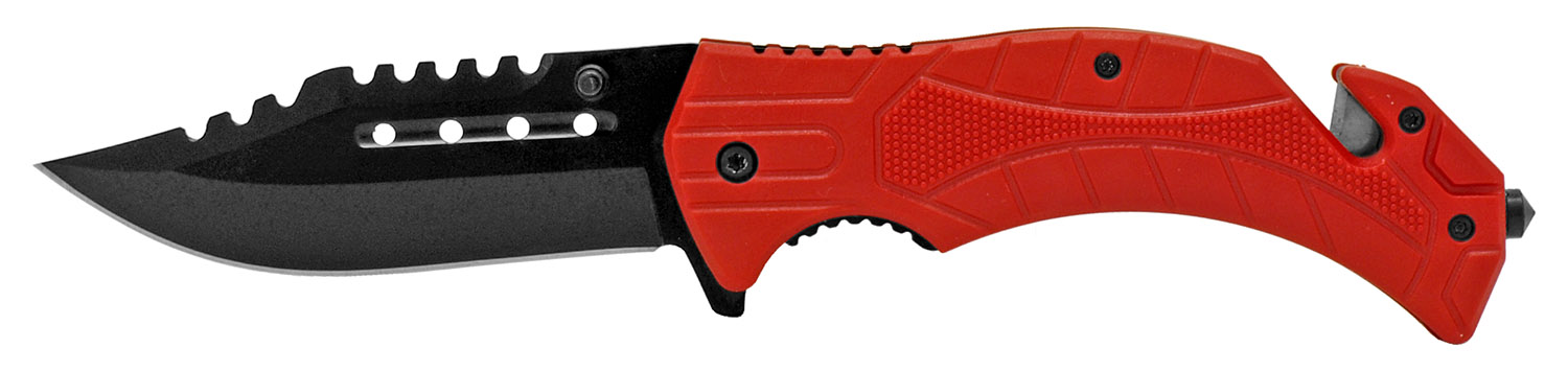 4.75" Tactical Hunting Knife - Red