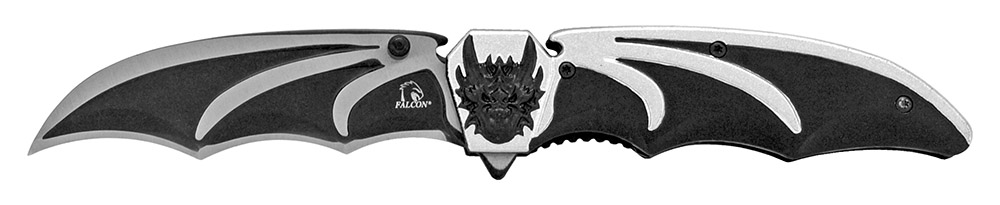 4.5" Bat Wing Folding Knife - Black