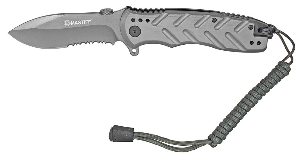 5" Spring Assist Mastiff Folding Knife - Gunmetal