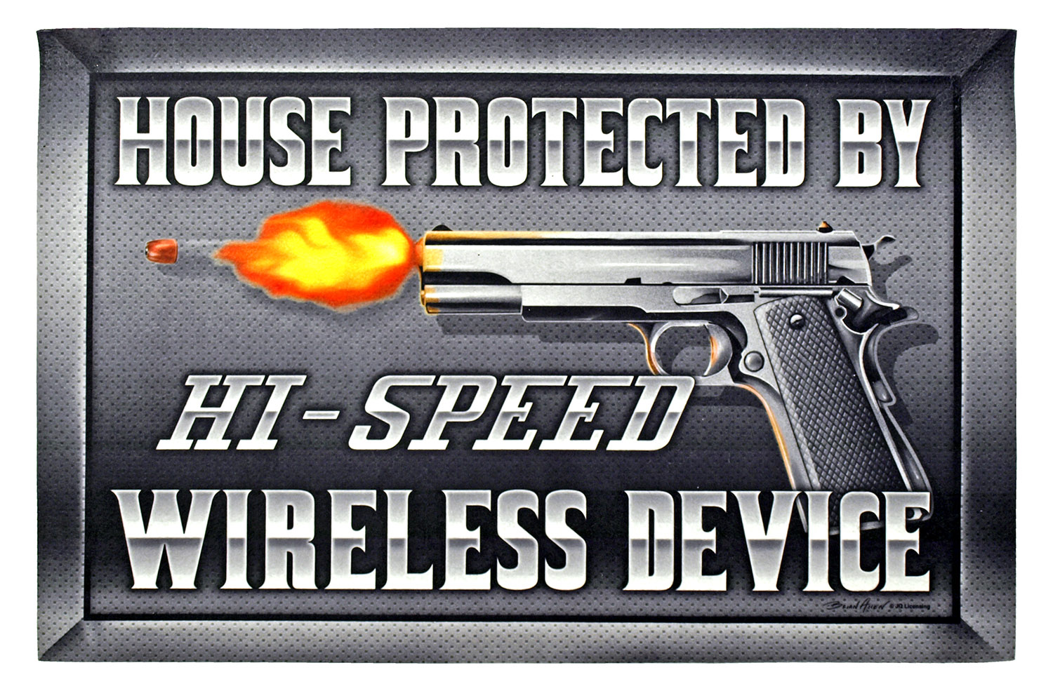 High Speed Wireless Device - Welcome Door Mat