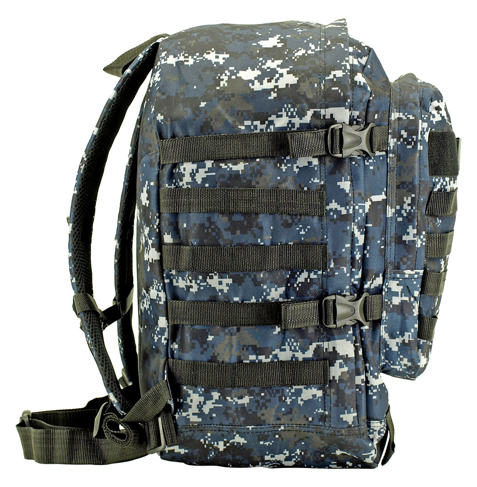 Military Molle Pack - Blue Digital Camo